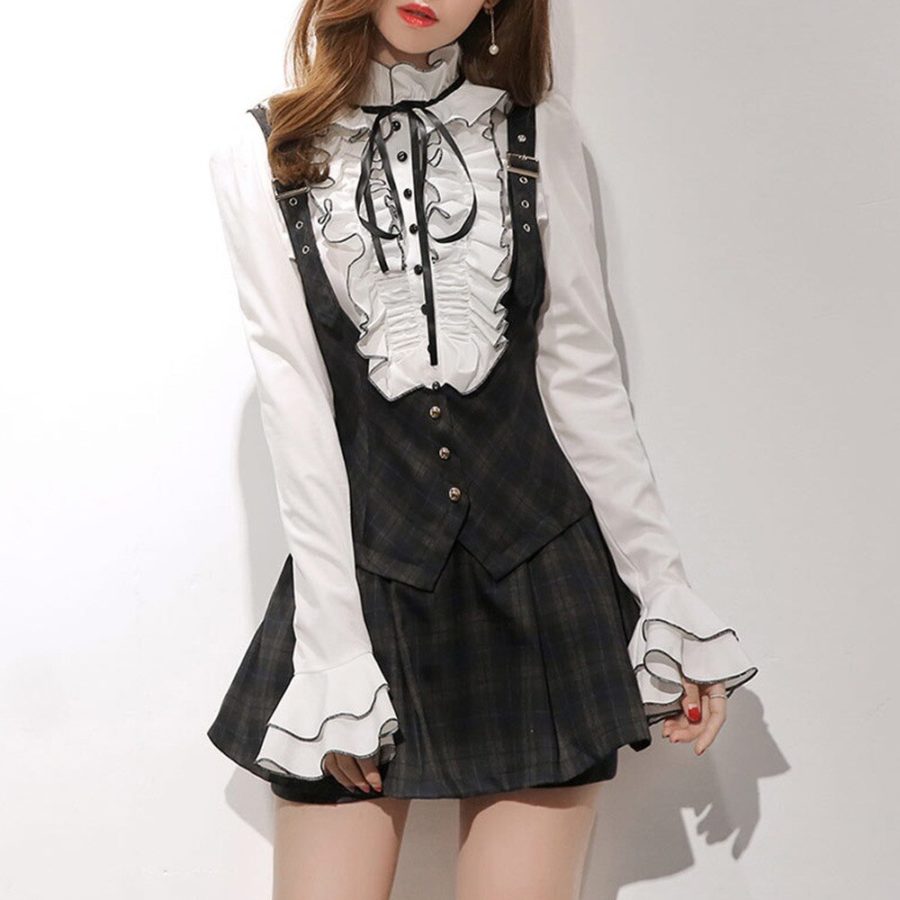 Preppy Korean Style Shirt - PokeKawa