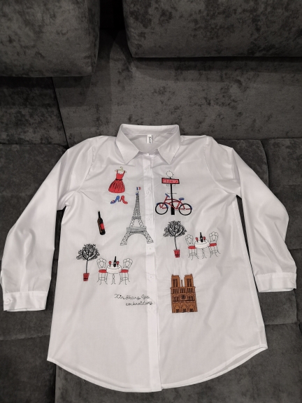 Cute White Button Up Shirt - PokeKawa