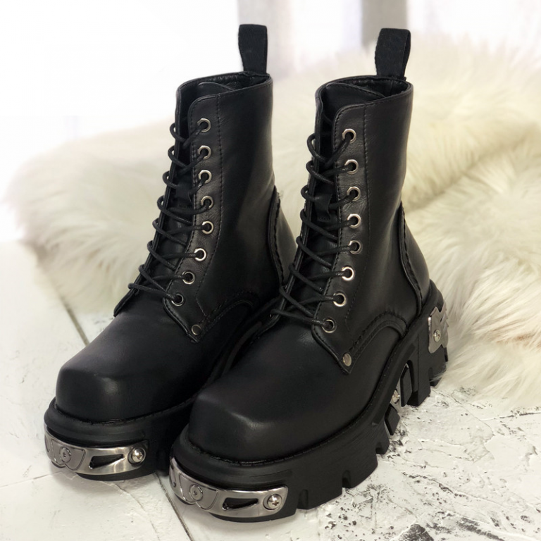 Rose Punk Style Boots - PokeKawa
