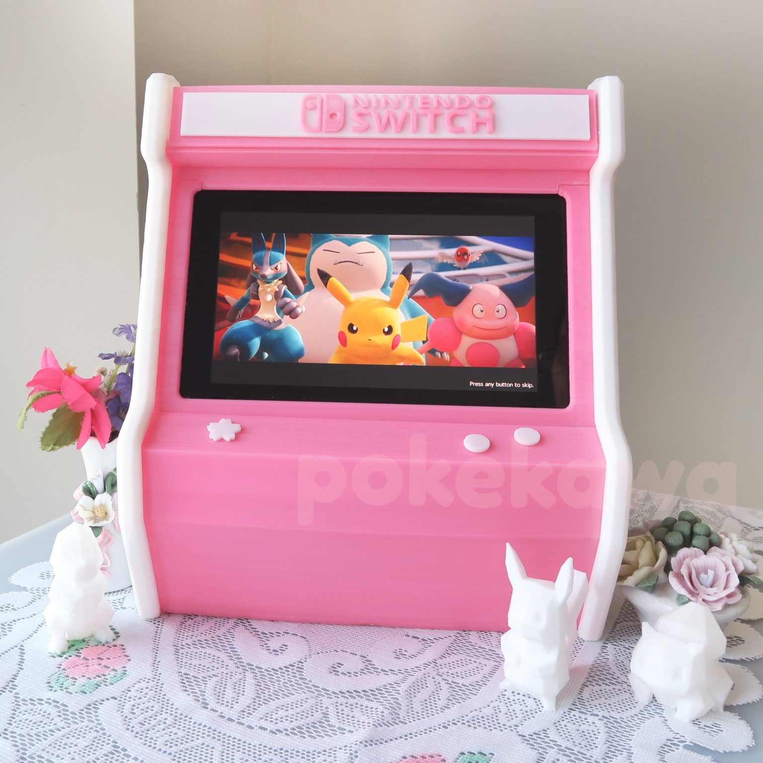 Nintendo Switch Arcade Case Style Retro - 80's Inspired - PokeKawa